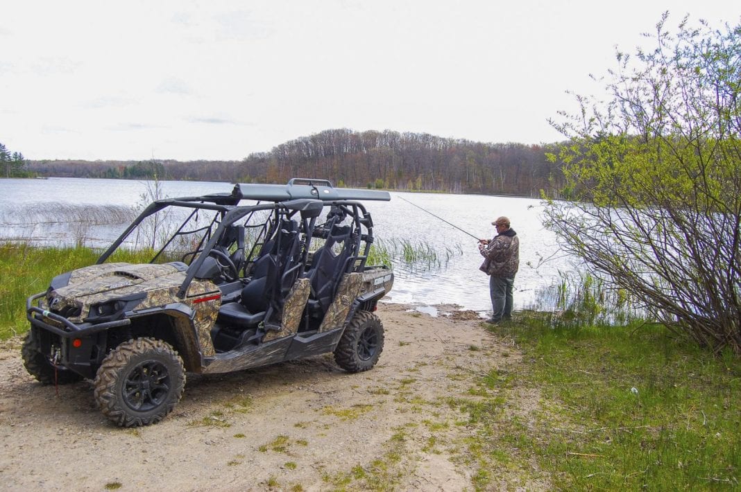 A Can-Am Commander Max And A Couple Of Fishing Poles - UTV Planet Magazine